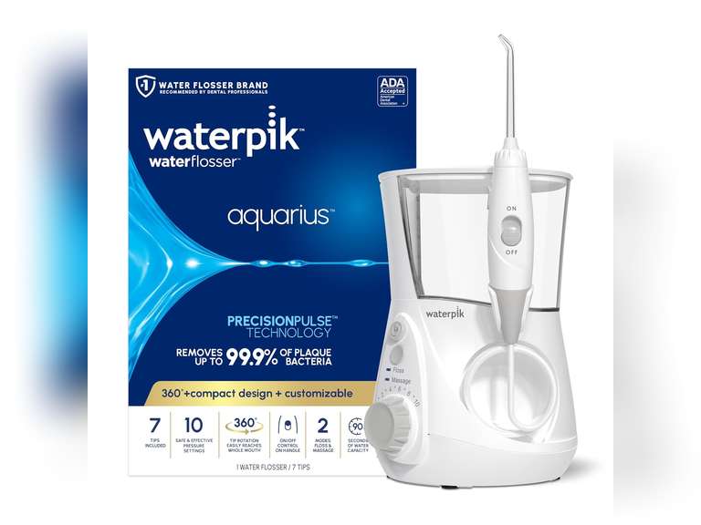 Waterpik Aquarius Water Flosser Professional For Teeth, Gums, Braces ...