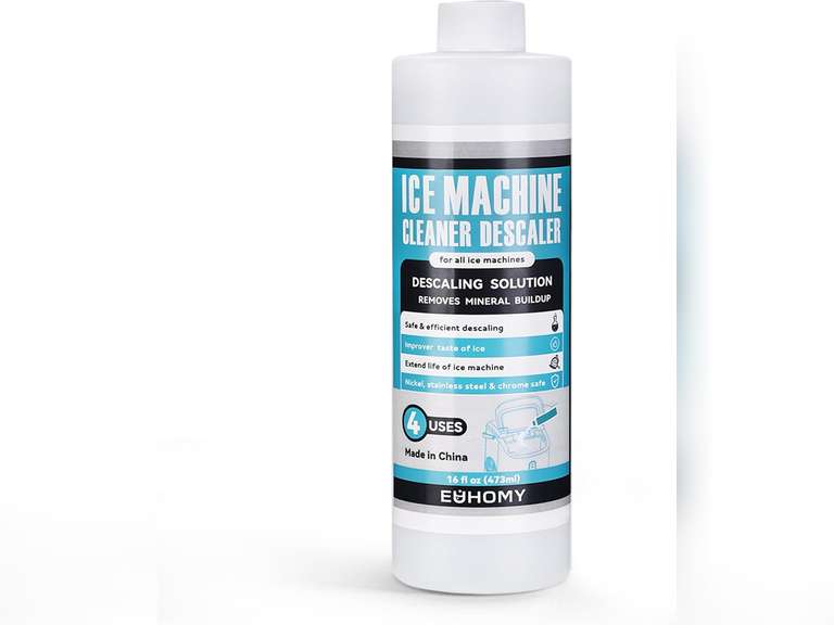 EUHOMY Ice Machine Cleaner Descaler, 16 Fl OZ Ice Maker Cleaner (4 Uses ...