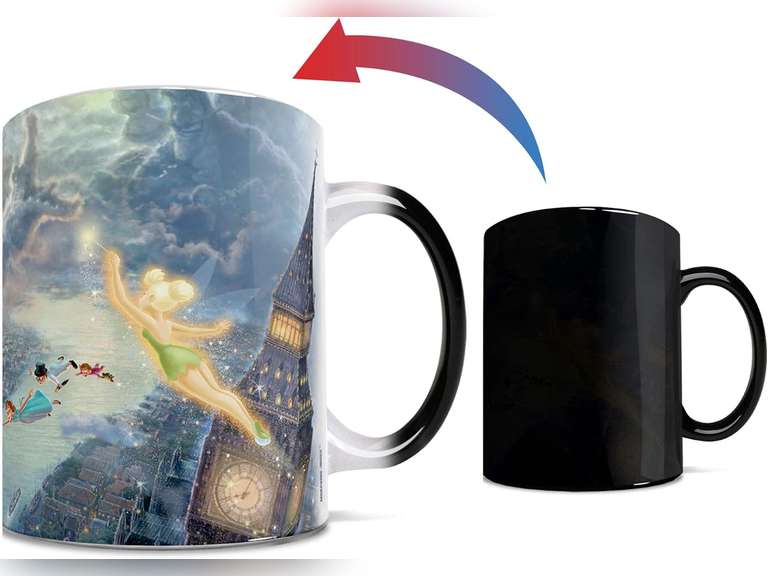 Morphing Mugs Disney - Peter Pan - Tinker Bell - Fly to Neverland - One ...