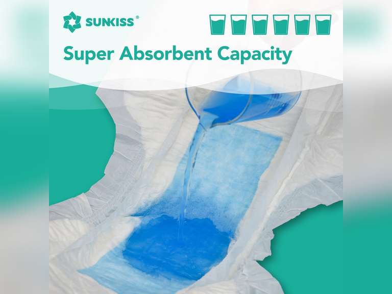 SUNKISS TrustPlus Adult Diapers with Maximum Absorbency, Disposable ...