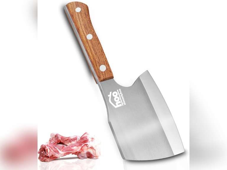 Meat Cleaver Knife Heavy Duty, 6' Bone knife for Meat Cutting, Axe Bone ...