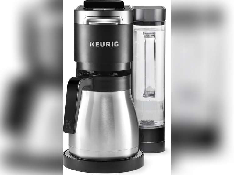 Keurig K-Duo Plus Single Serve & Carafe Coffee Maker, Multi-Position 60oz Removable Reservoir ...