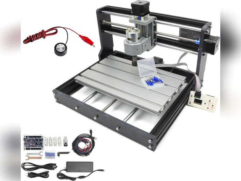 CNCTOPBAOS 3 Axis 3018-RPO CNC Machine Kit with Probe Tool,DIY Desktop CNC Router Kit,Mini ...