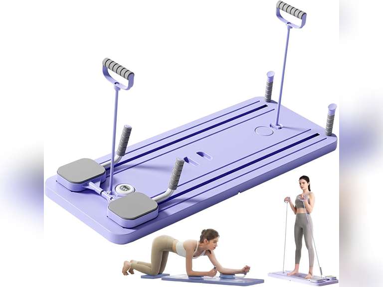 Pilates Board - 2024 Pilates Reformer Set, Multi-Purpose Foldable ...