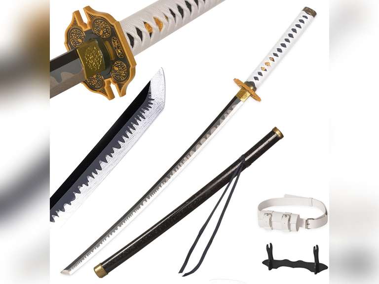 40" Anime Vergil Sword Yamato Sword in Plastic with Display Stand and ...