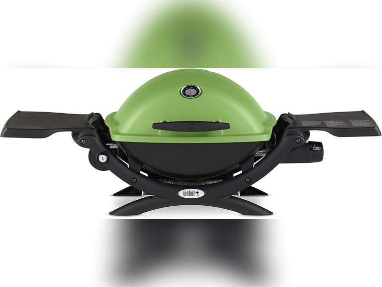 Weber Q1200 Liquid Propane Grill, Green 259 - Quarter Price