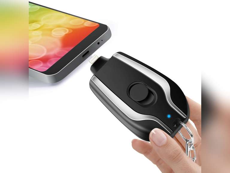 Mini Emergency Power Pod, 100% Full Capacity Keychain Portable Charger ...