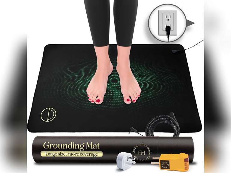 24 x 35in Earth Grounding Mat Kit for Full Body Energy & Wellness ...