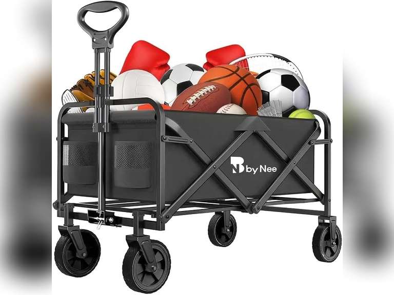 Portable Heavy Duty Folding Snack Trolley With All Terrain Wheels - 330 ...