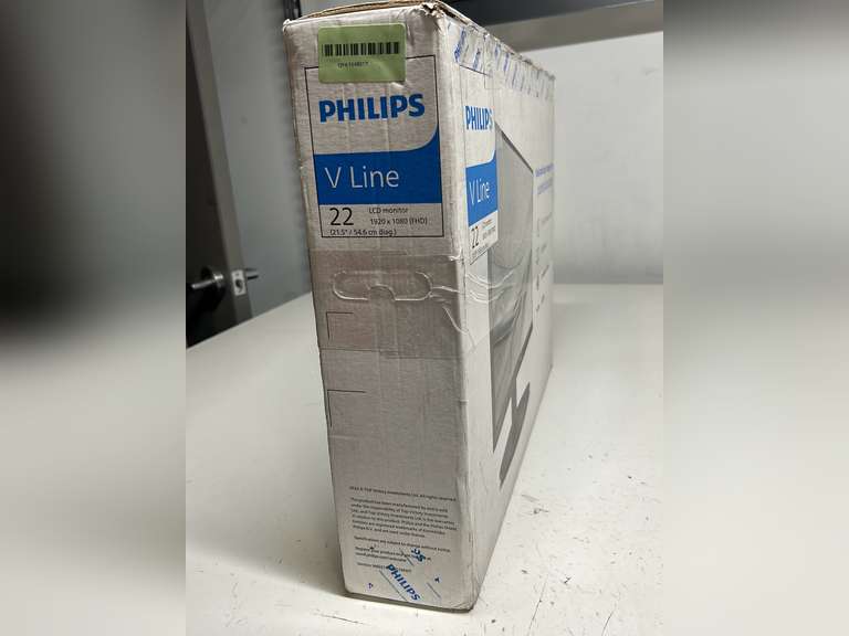 PHILIPS 22 inch Class Thin Full HD (1920 x 1080) 75Hz Monitor, VESA ...