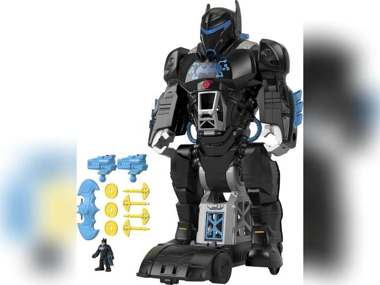 Fisher-Price Imaginext DC Super Friends Batman Playset Bat-Tech Batbot ...