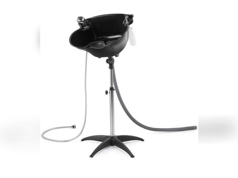 Artist hand Shampoo Bowl Portable Salon Sink with Adjustable Height and ...