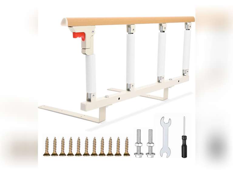 Bed Rails for Elderly Adults, Folding Bed Side Assist Rail, Safety Bed ...