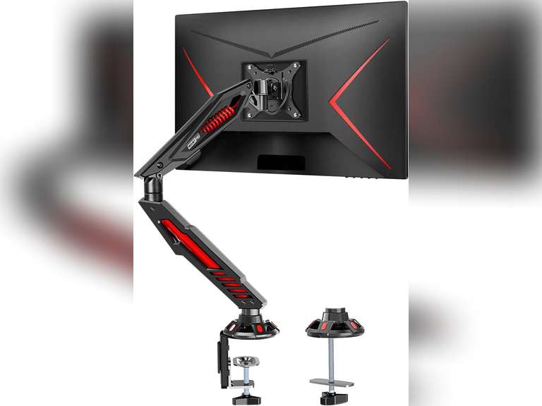 MOUNT PRO Single Gaming Monitor Stand - Mechanical Spring Monitor Mount ...