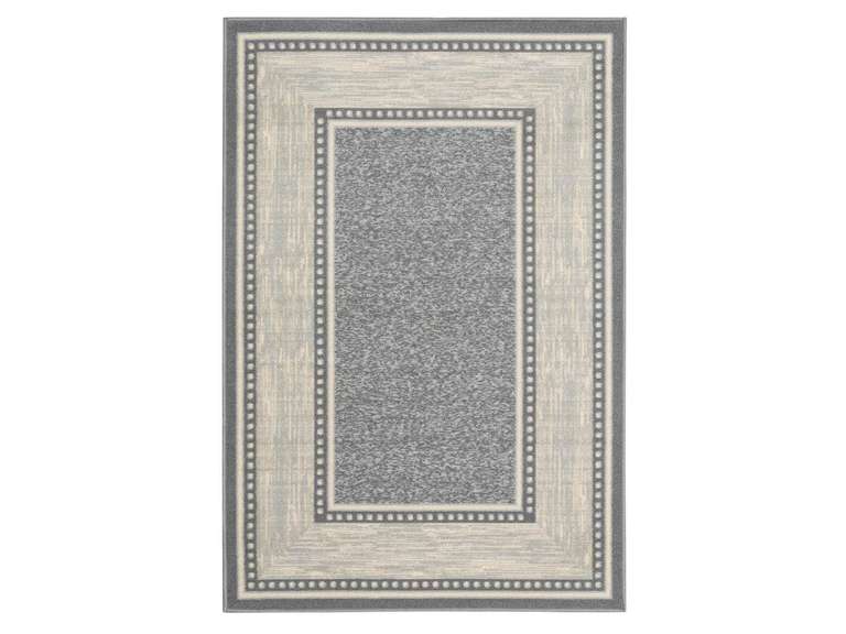 Ottohome Collection Non-Slip Rubberback Bordered Design 3x5 Indoor Area ...
