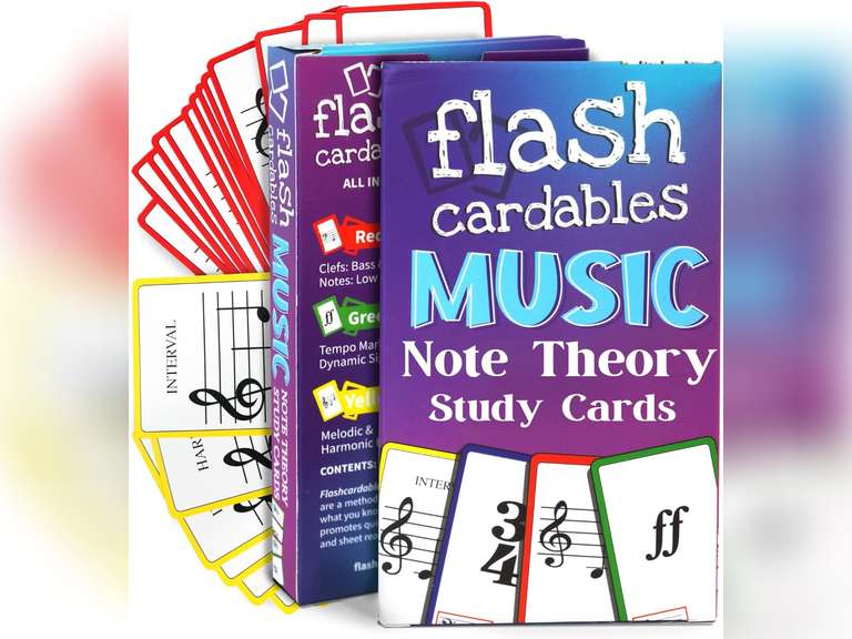 Premium Music Flash Cards 11 - Quarter Price