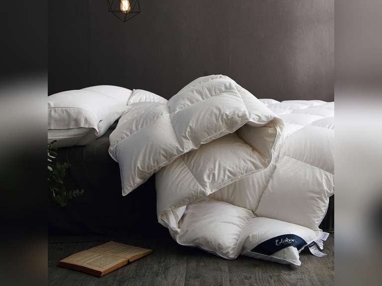 (Blue!) Globon Fusion Fluffy Blue Down Comforter King Size,Heavy Weight ...