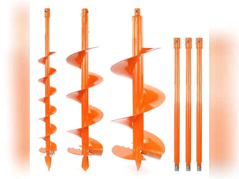 NEOTEC 4 8 12 Earth Auger Drill Bits with Triple Drill Action Design ...