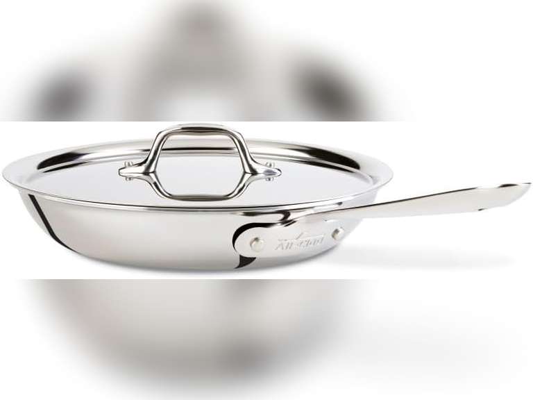 All-Clad D3 3-Ply Stainless Steel Fry Pan 10 Inch Induction Oven ...