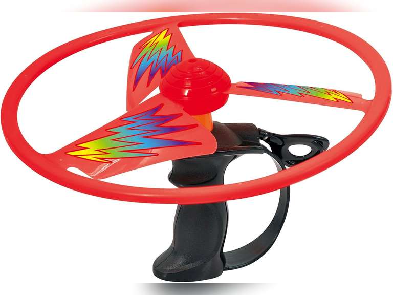 Discovery Toys Sky Spin Flying Aerial Disc Launcher | 2 Large Wings Kid ...