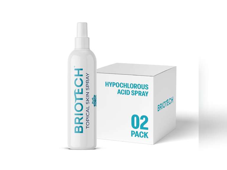 BRIOTECH Topical Skin Spray, Hypochlorous Acid Spray for Body & Face ...