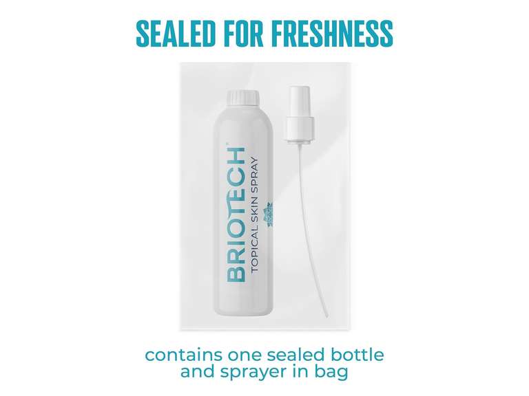 BRIOTECH Topical Skin Spray, Hypochlorous Acid Spray for Body & Face ...