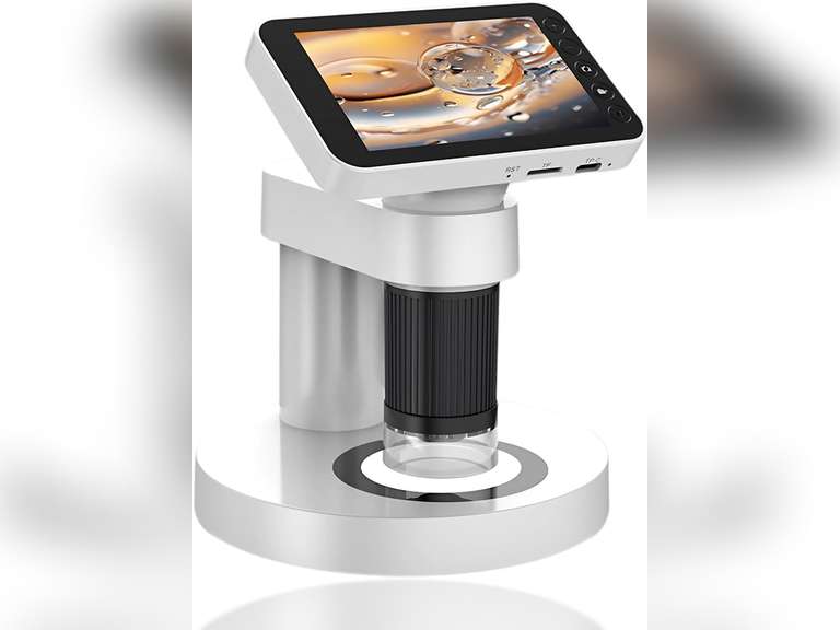 Digital Microscope, 1000X FHD 12M Microscope Camera with 3.97 Inch ...