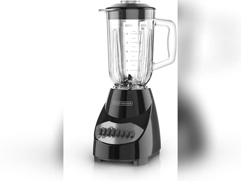 BLACK+DECKER 10-Speed Countertop Blender, BL2010BG, 6-Cup Glass Jar ...