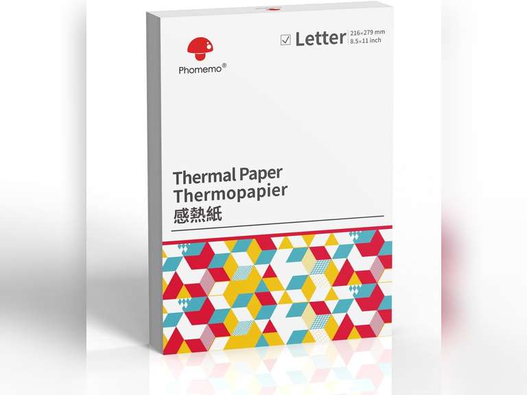 Phomemo Thermal Printer Paper 8.5 x 11 Inch, Advanced Thermal Printing ...