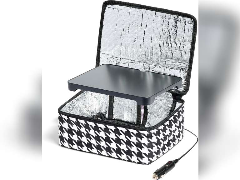 HOTLOGIC Mini Portable Electric Lunch Box Food Heater - Innovative Food ...