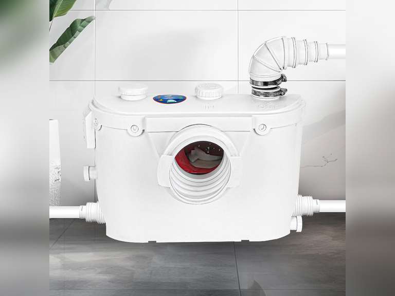 Macerator Pump, Upflush Basement Toilet Pump System Max Pumping To V23 ...