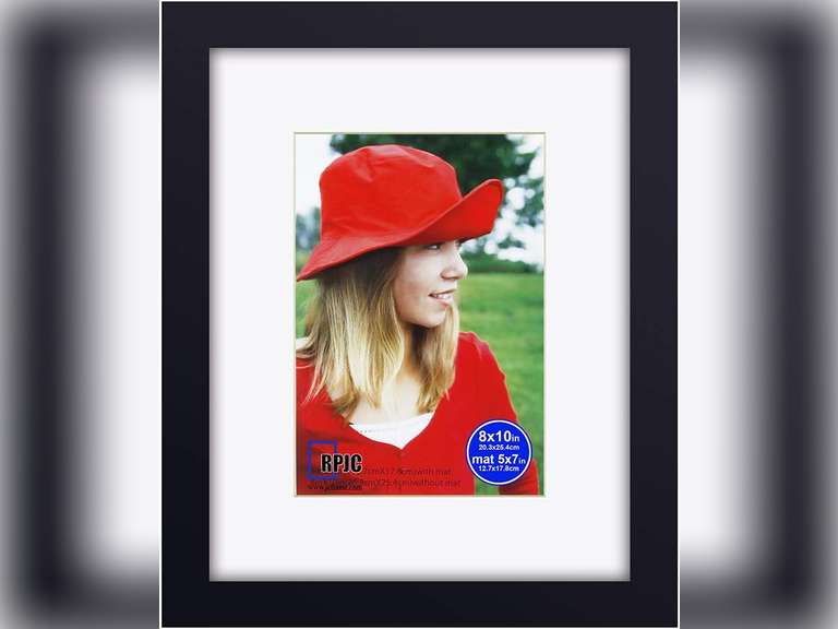 RPJC 8x10 inch Picture Frames Made of Solid Wood and High Definition ...