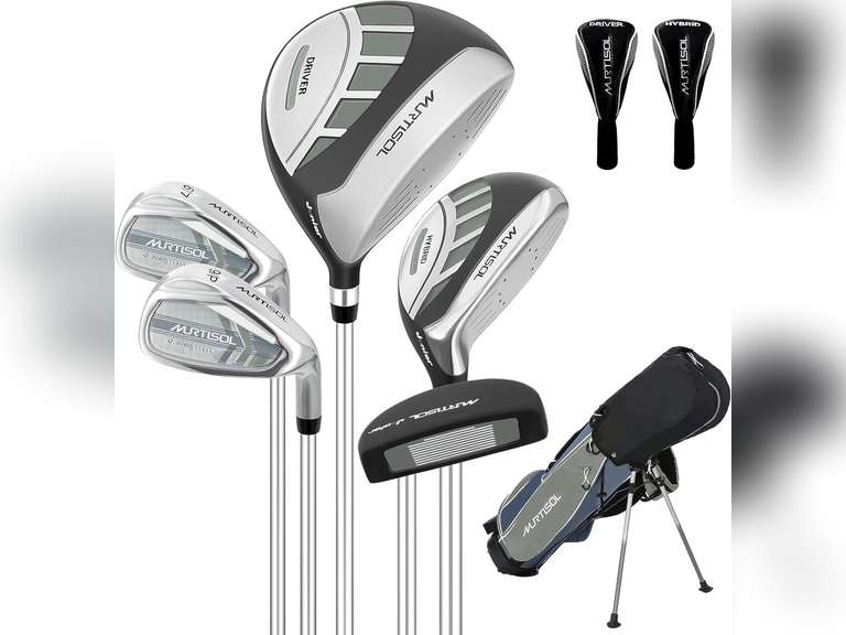 5/6 Pieces Kids Golf Club Set, Junior Golf Club Set Ages (5-8)(9-12)(12 ...