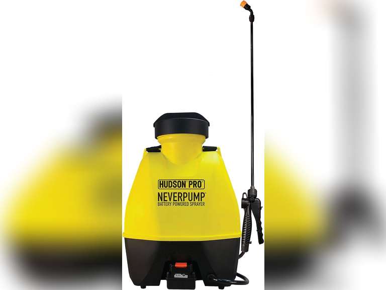 HUDSON 19001 4 Gallon NeverPump Bak-Pak Sprayer, Yellow 162 - Quarter Price