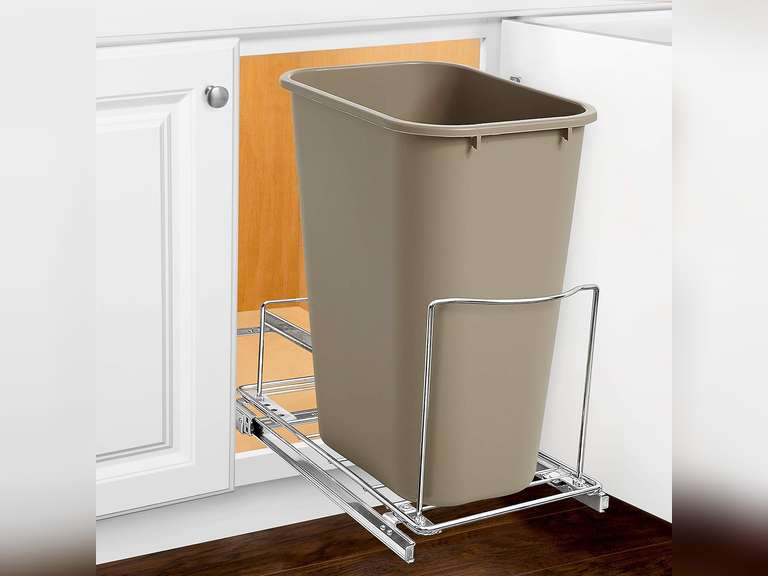 LYNK PROFESSIONAL Pull Out Trash Can Under Cabinet - Under Sink Trash ...
