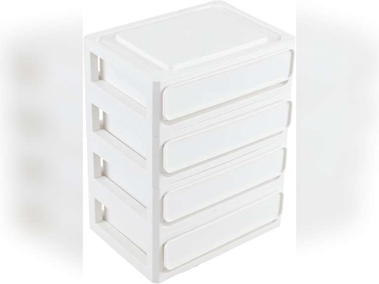 (Similar model)4 Qt Plastic Stacking Storage Drawer Unit, Set of 4 ...