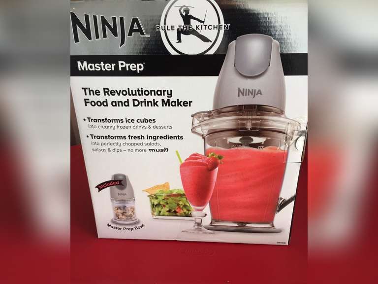 NEW Ninja Master Prep Food & Drink Mixer Model QB900B Gray Blender ...