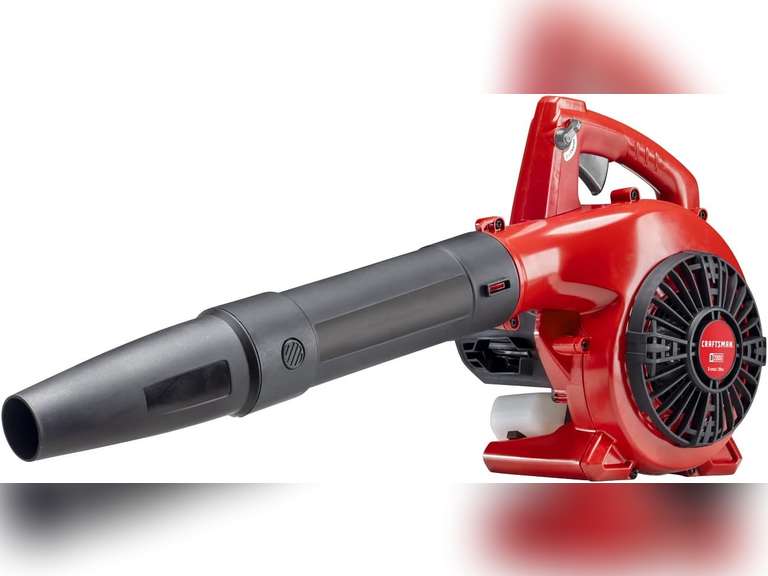 CRAFTSMAN Gas Powered Leaf Blower, Handheld Gas Blower, 200MPH, 25cc, 2 ...