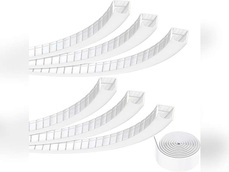 6-Pack 3.3Ft/1M Flexible Bendable Drywall LED Channel, Recessed ...