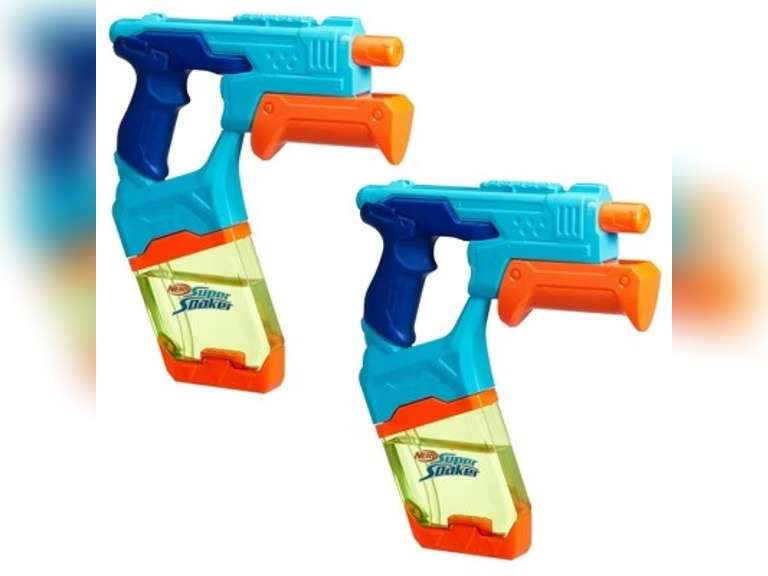 NERF Super Soaker Double Dunk Fill Water Blaster 30 - Quarter Price