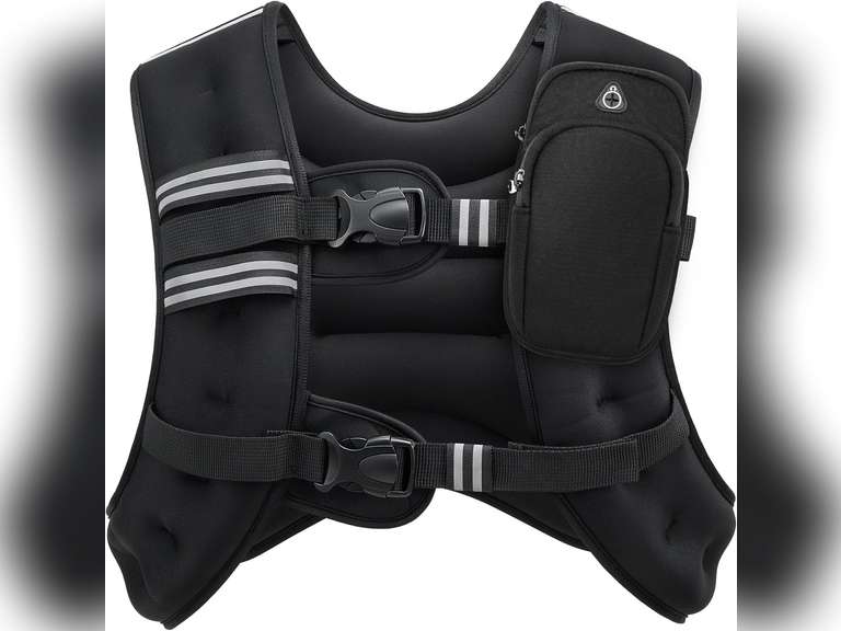 ZELUS Weighted Vest, 10 kg/20 kg, with Adjustable Weight, Weight Vest ...