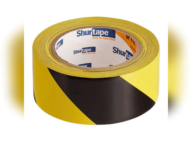 Shurtape VP 415 Warning Stripe and Marking Tape, Meets OSHA Color ...