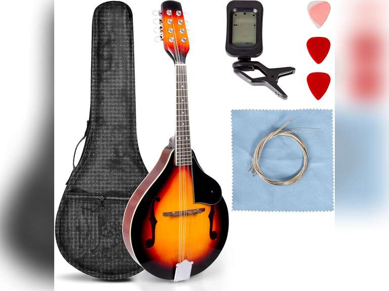 A Style Mandolin Instrument, 8 String Acoustic Mandolin, Useful for ...