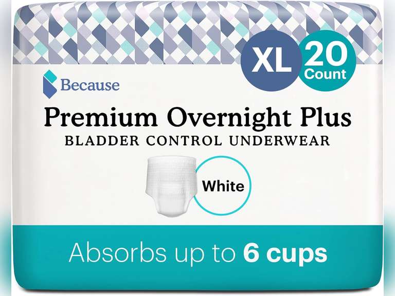 Because Overnight Absorbency Pull Ups - Adult Disposable Incontinence ...