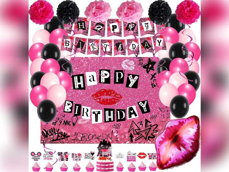 Mean Girls Party Decorations, Burn Book Girls Birthday Decorations ...