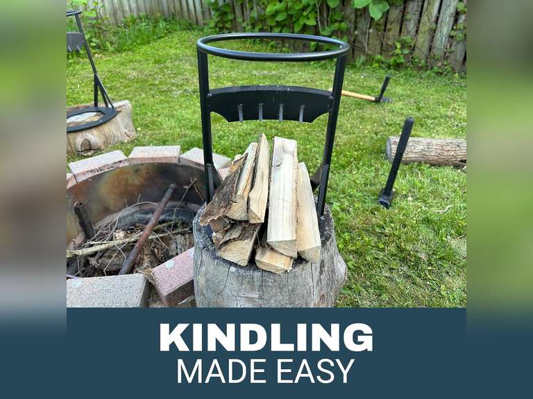 Atrium Home Kindling Splitter for Firewood, Heavy Duty Manual Log ...