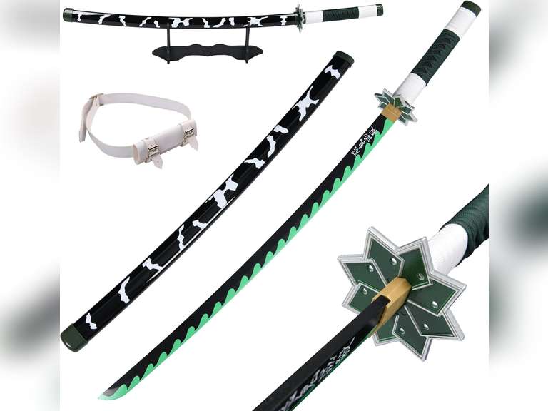 Demon Slayer Sword Anime Cosplay 40.55 inches Rengoku Kyoujurou ...