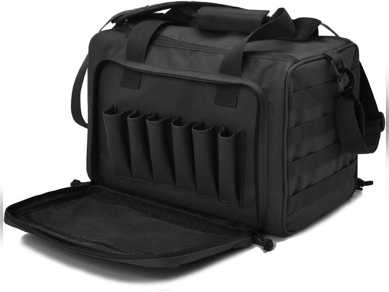 Tactical Gun Range Bag Deluxe Pistol Shooting Range Duffle Bags 40 ...