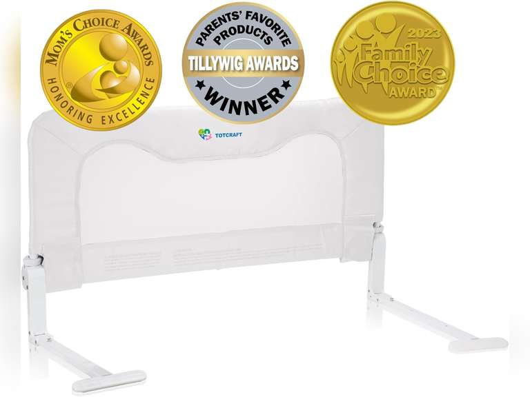 TotCraft Toddler Bed Rails Guard Universal Baby & Children Rail for Box ...