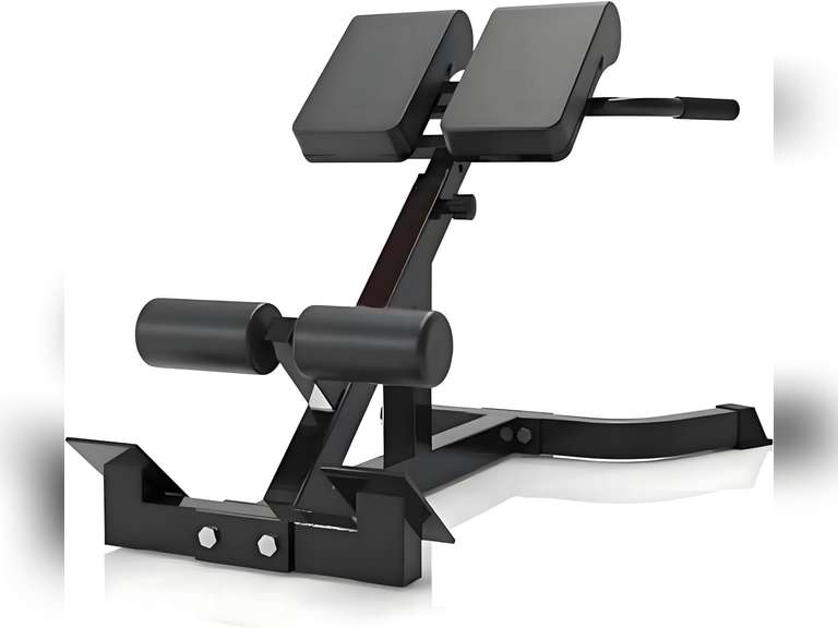 ComMax Roman Chair Back Hyperextension Bench Adjustable Back Exercise ...